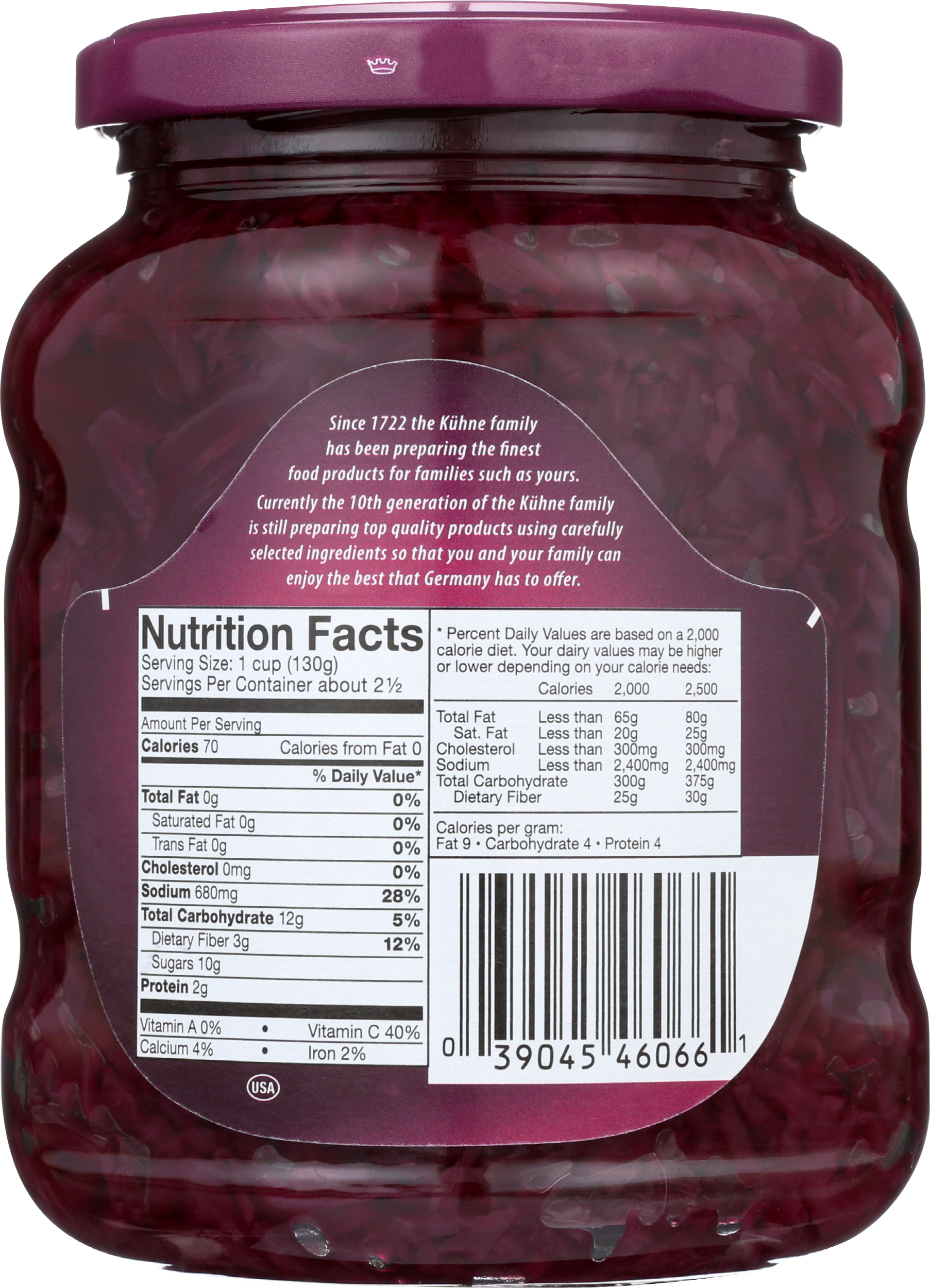 Red Cabbage - Kuhne - World Finer Foods