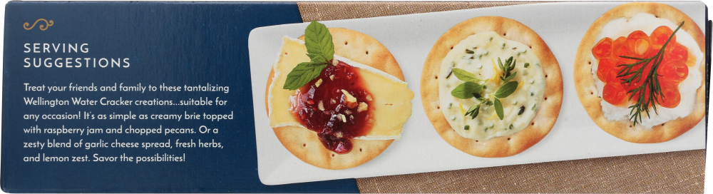 Traditional Water Crackers - World Finer Foods