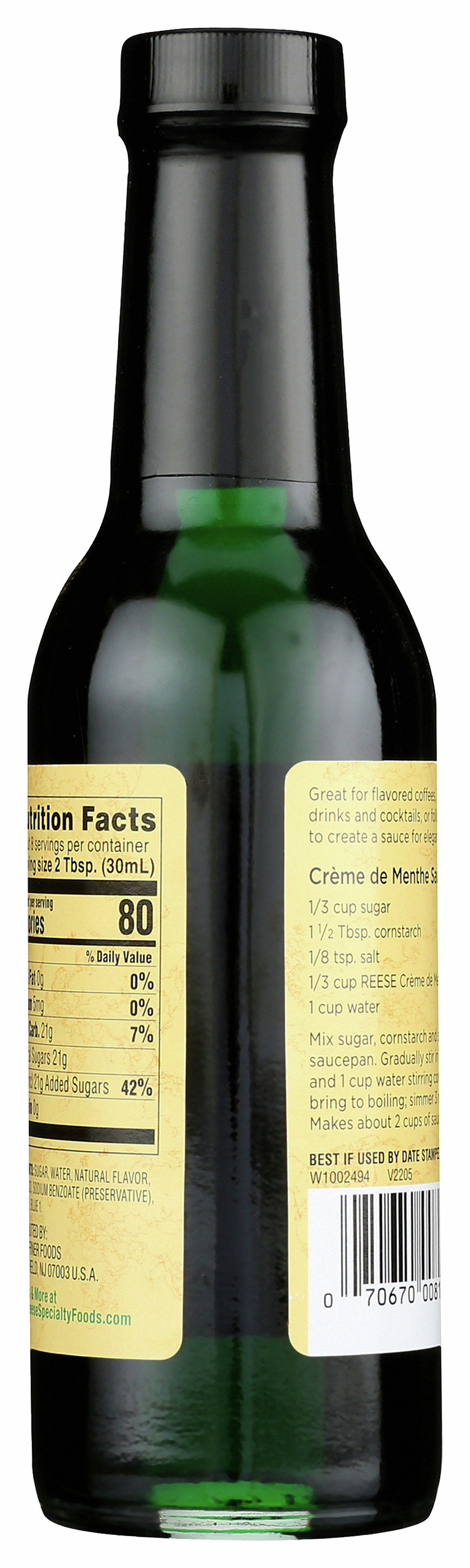 Creme De Menthe Syrup - World Finer Foods